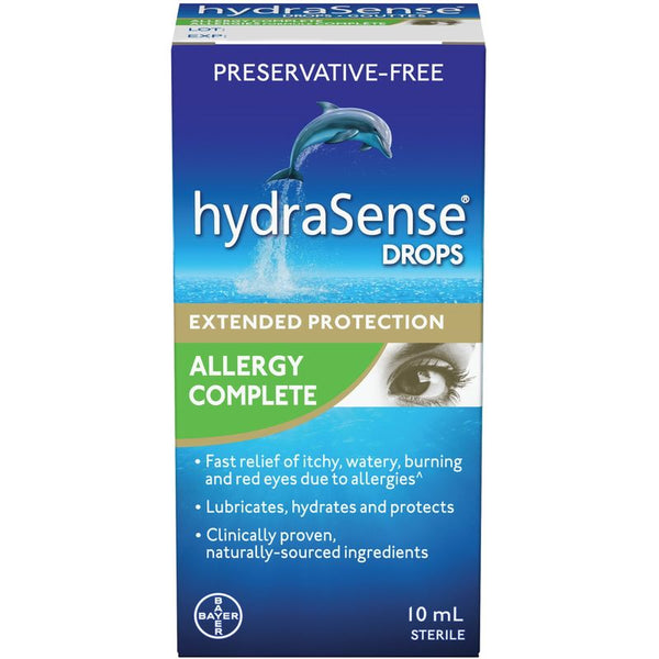HydraSense Allergy - Preservative Free Eye Drops. 10mL – Aaronson's ...